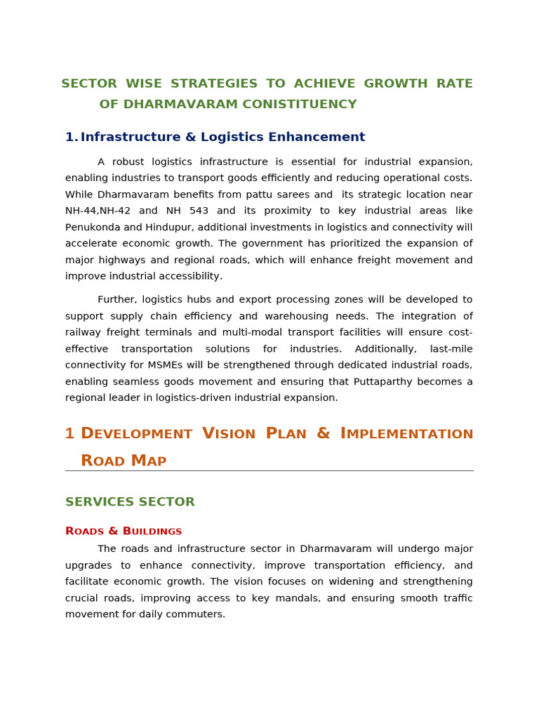 R&B DMM Consti Vision Plan | PDF | Transport | Road