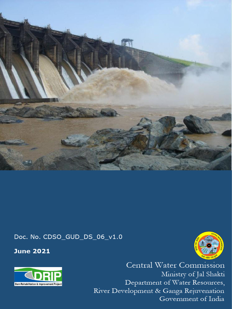 Inflow Design Flood Guidelines for Dams | PDF | Spillway | Flood