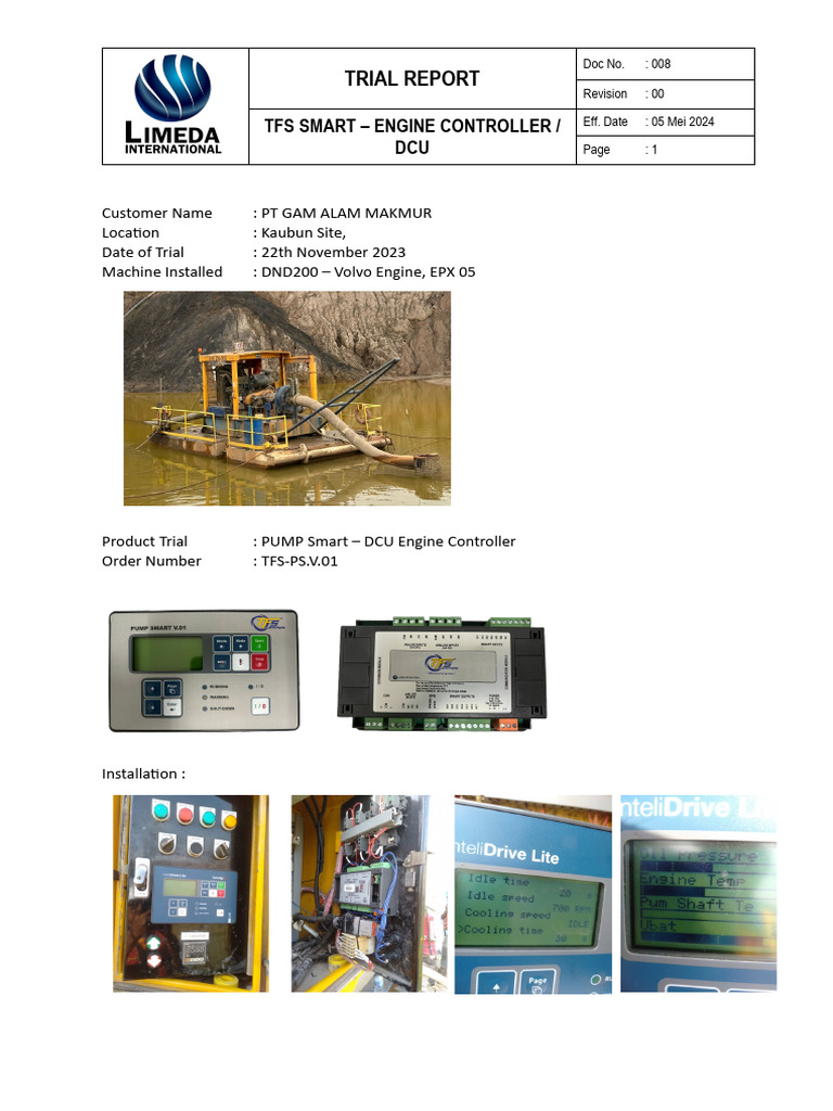 TFS Smart Engine Controller Trial Report | PDF