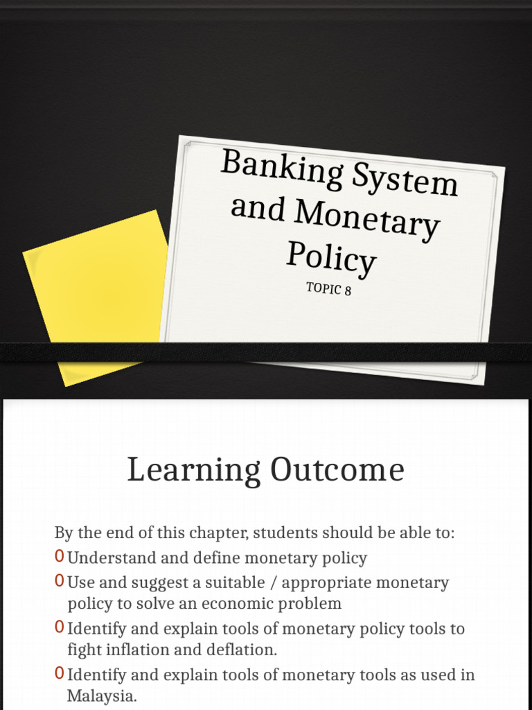 Topic 8 - Banking System and Monetary Policy | PDF | Monetary Policy ...