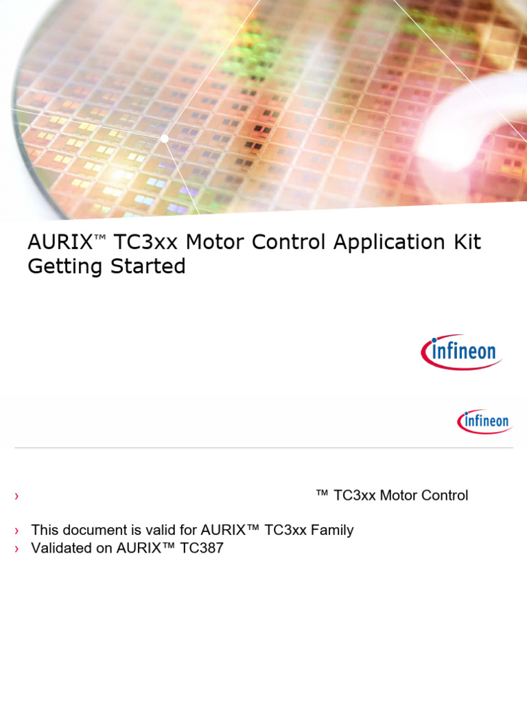 AP32542 Tutorial AURIX TC3xx Motor Control Application Kit Getting Started v1.0.1 | PDF ...