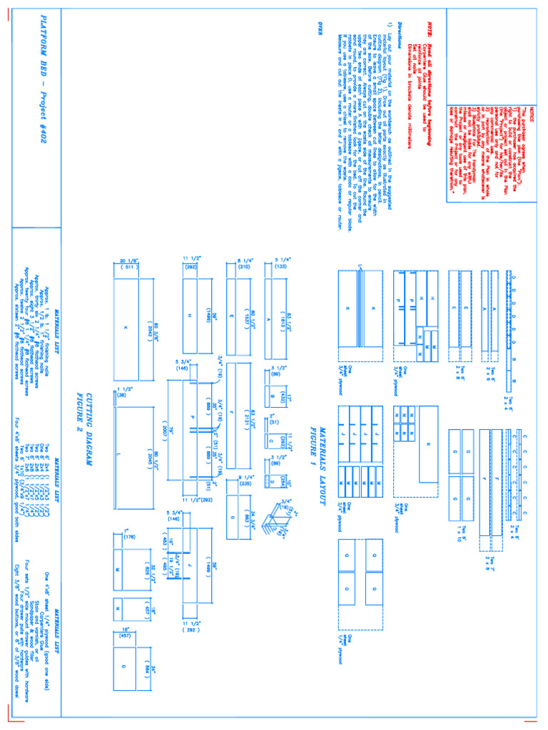 Bed - Platform Bed (Part 1) | PDF