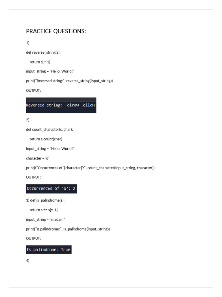 Python String Manipulation Functions | PDF