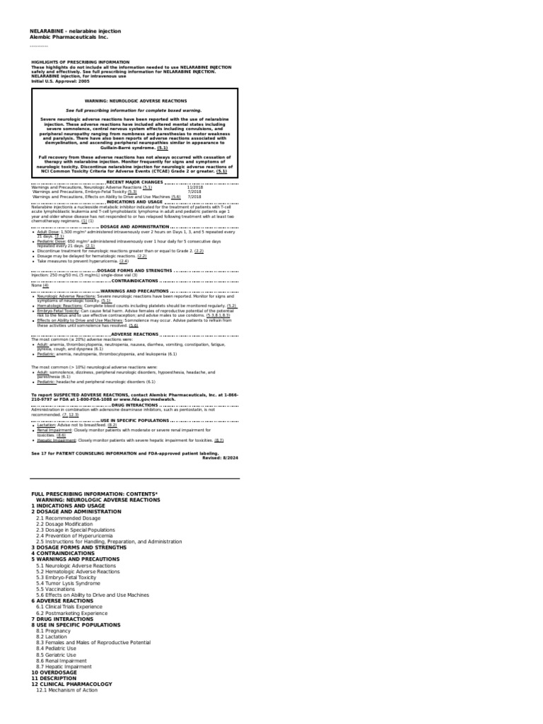 See Full Prescribing Information For Complete Boxed Warning | PDF | Dose (Biochemistry) | Chemistry
