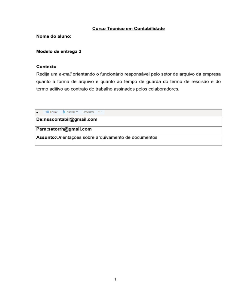 Uc 7 Atividade3 - Modelo2 Email | PDF