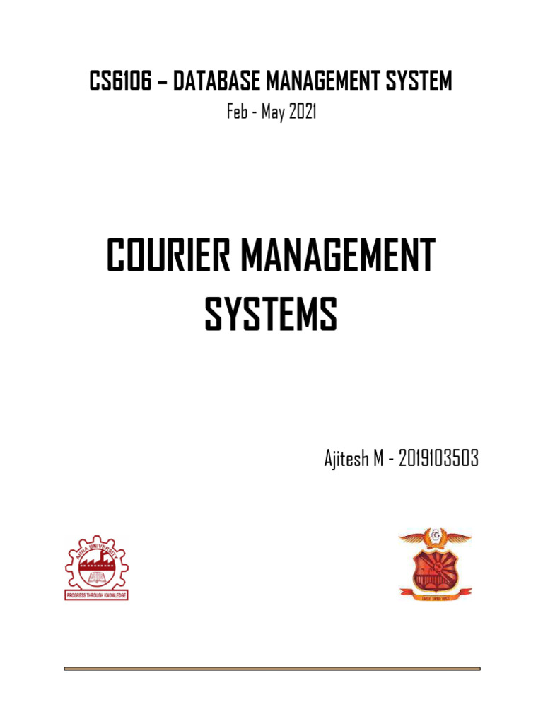 Open Source Courier Management System | PDF | Databases | World Wide Web