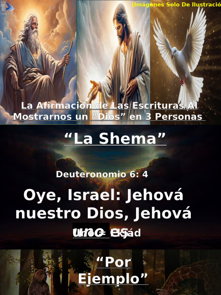 Dios en 3 Personas | PDF | Cristo (título) | Jesús