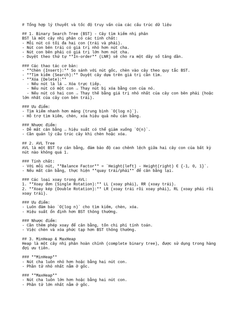 TOng Hop Li Thuyet CSD | PDF