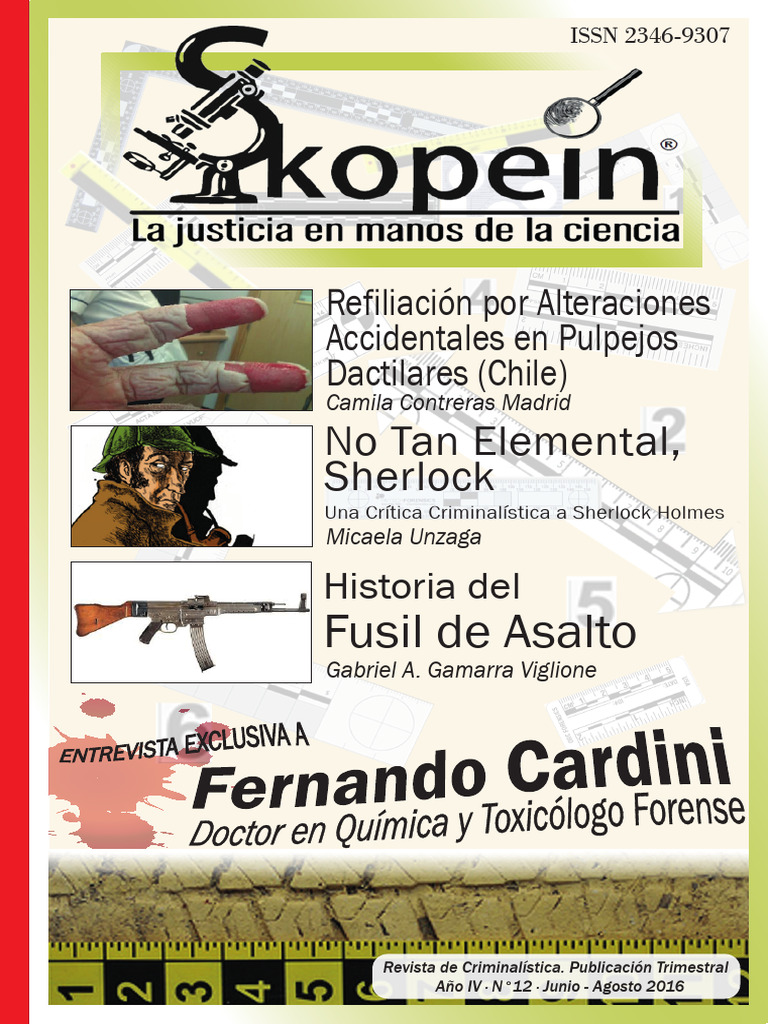 Revista Skopein N 12 - Junio 2016 | PDF | Ciencia forense | Sherlock Holmes
