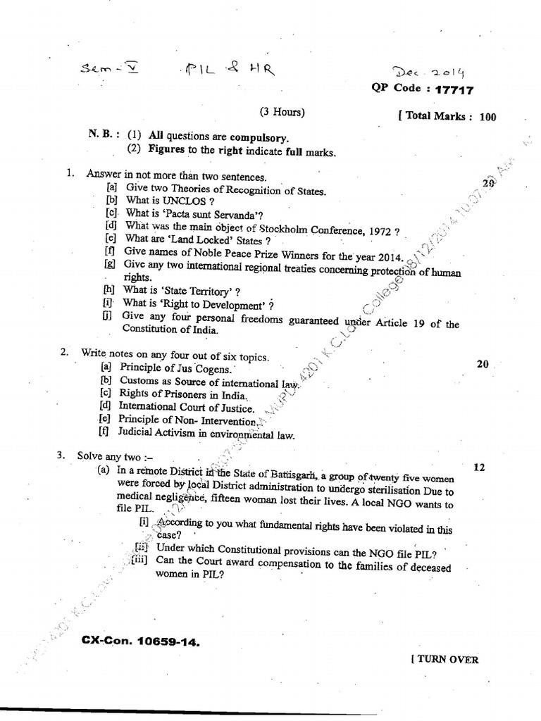 2014 PIL _ HR_Nov | PDF