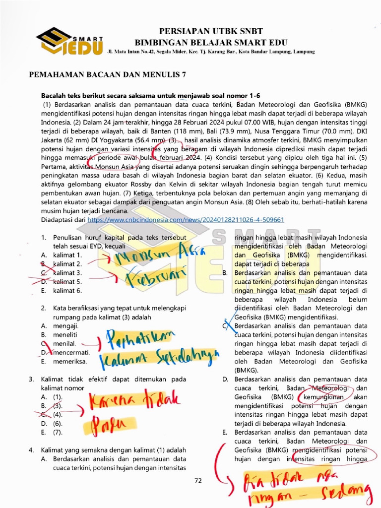PBM 7 Jawaban Dan Notes | PDF