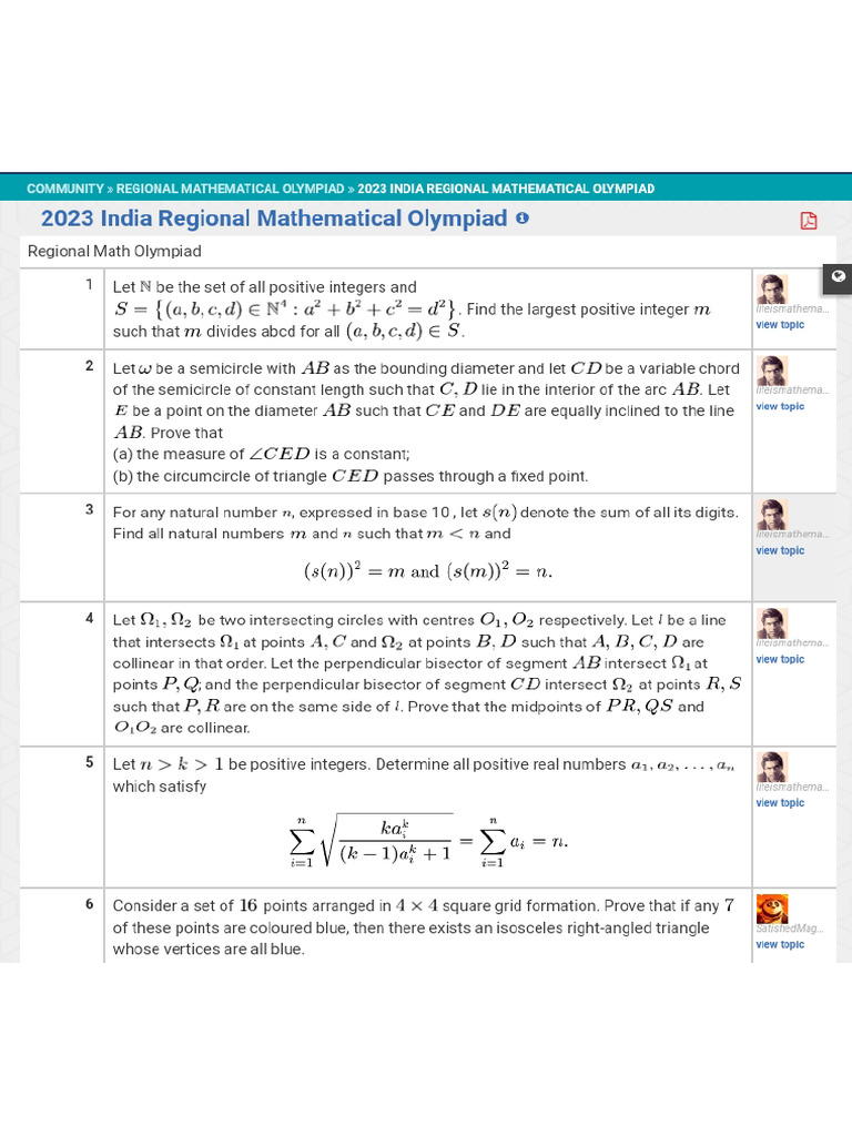 All Rmo Pyqs From 2001 Onwards | PDF