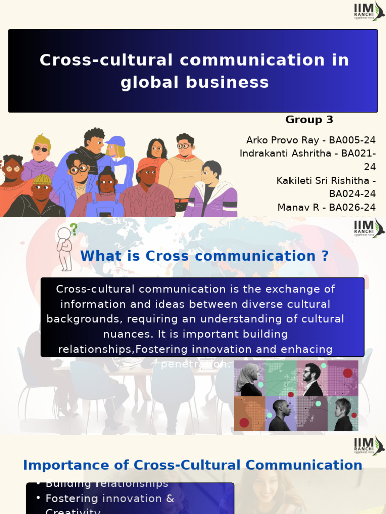 Cross Cultural Communication | PDF