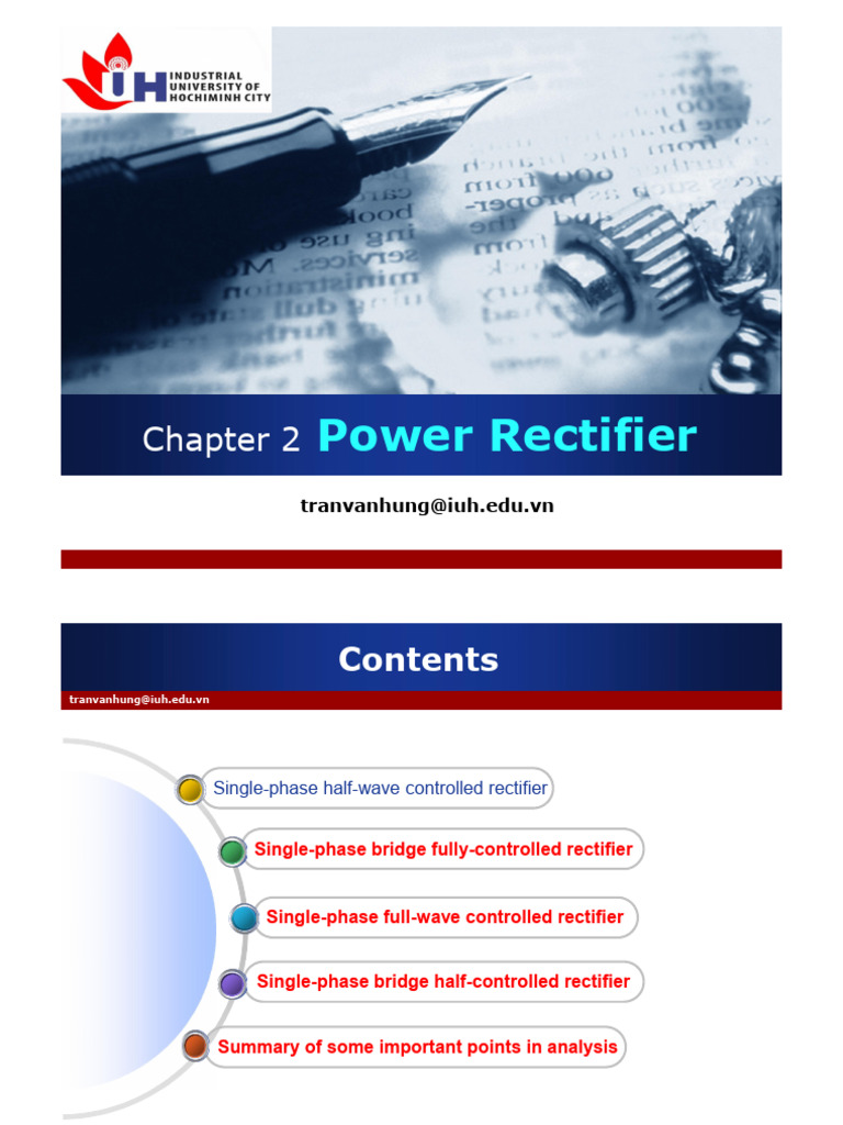 04 - Chapter 2 - Single-Phase Controlled Rectifiers II - 250109 - 064751 | PDF | Rectifier ...