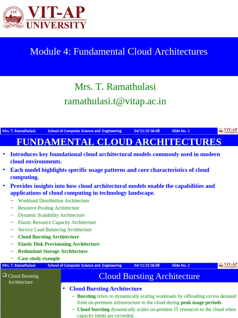 17-Cloud Bursting Architecture Elastic Disk Provisioning Architecture-19!03!2025 | PDF | Cloud ...