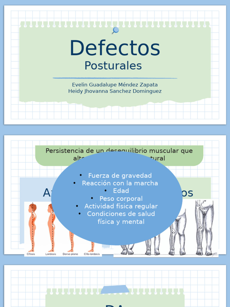 Defectos Posturales Comunes en Niños | PDF | Rodilla | Pie