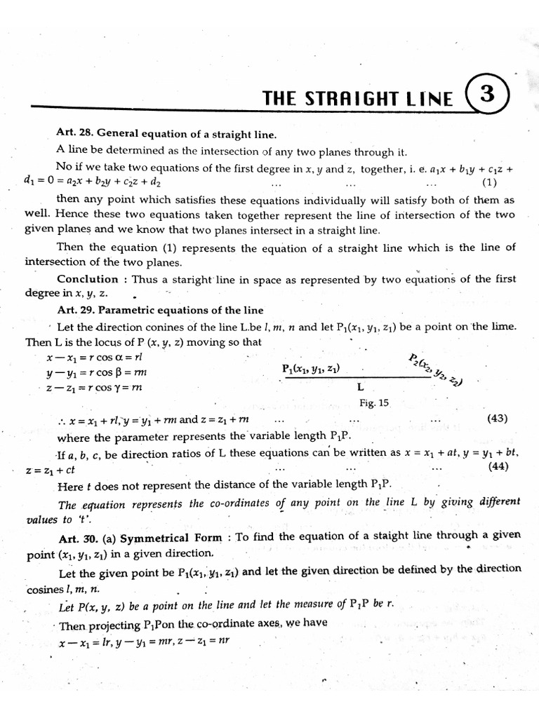 The Straight Line | PDF