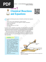 Class X Chap - 01 Chemical Reactions and Equations | PDF | Redox | Oxide