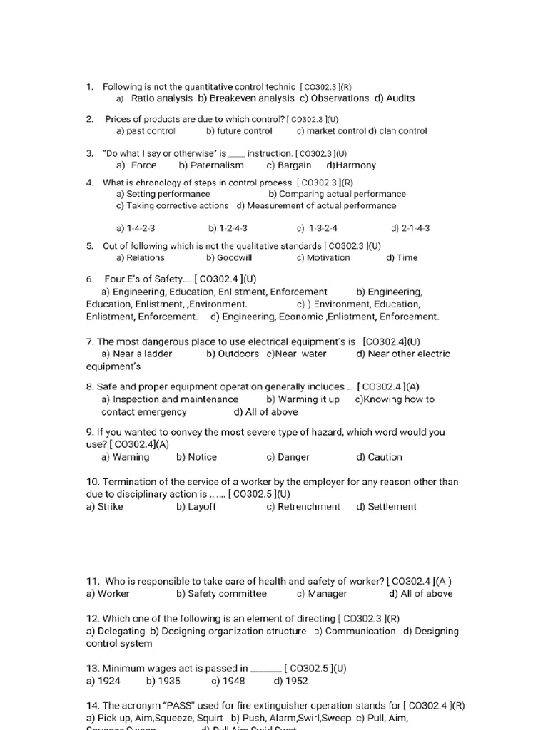 Management QB Solved | PDF