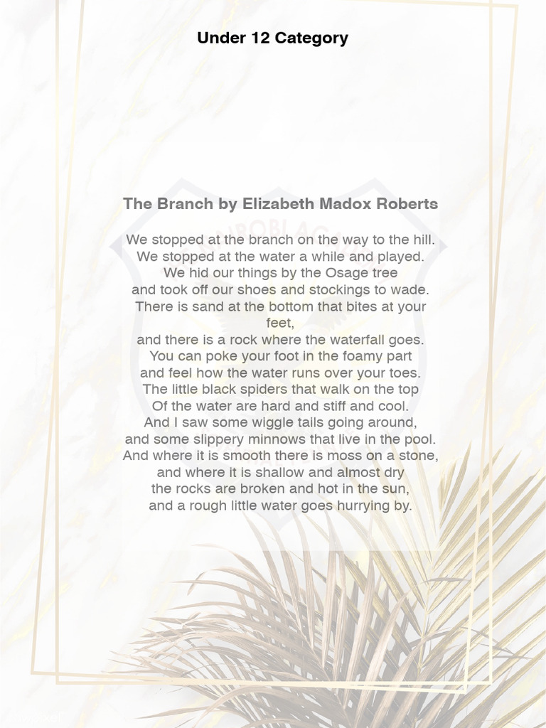 Under 12 Poems | PDF | Hip Hop | Urban Street Dance And Music