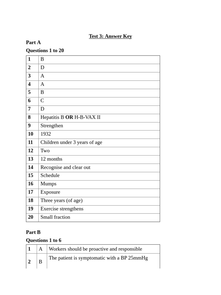 Answer Vaccines&immunisation | PDF