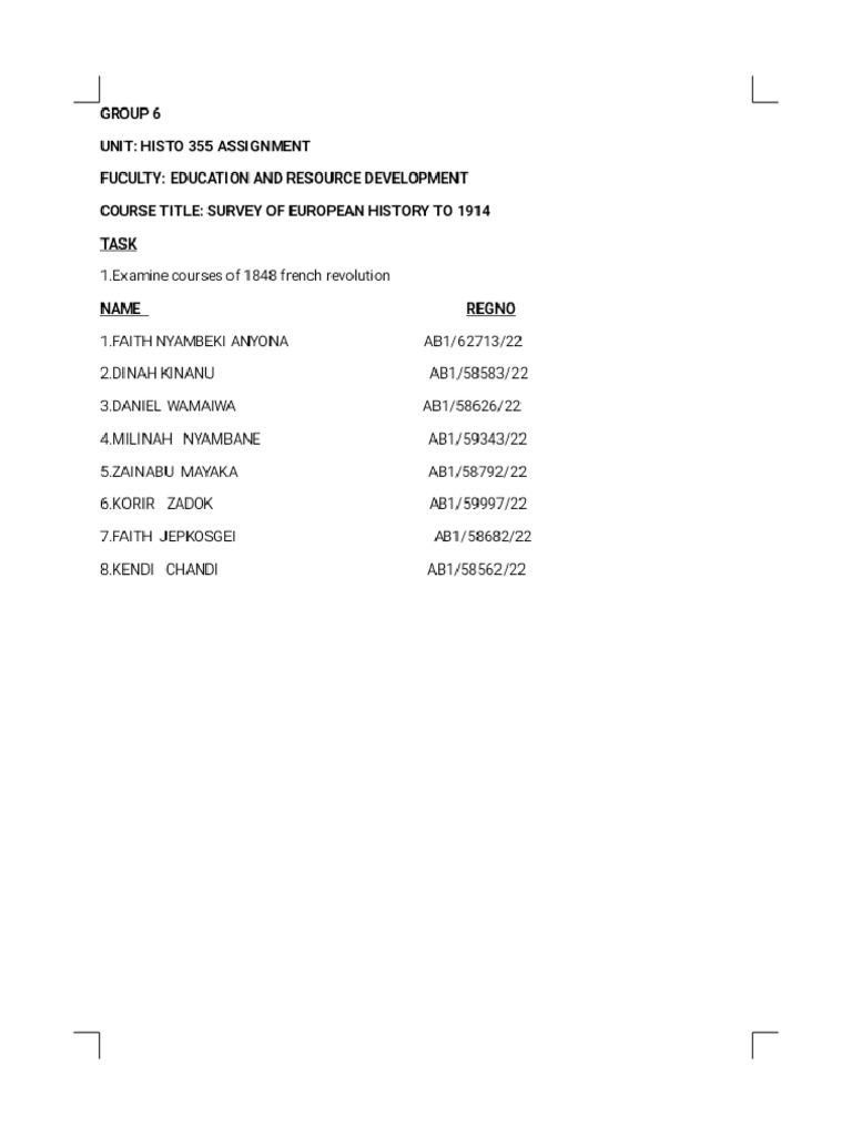 GROUP 6 HISTO 355 ASSIGNMENT Phoenix | PDF