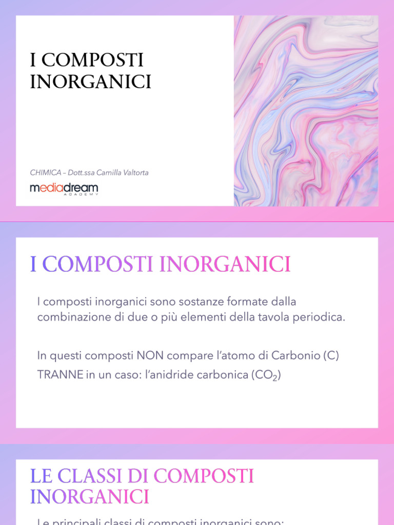 163 - 3 I Composti Inorganici | PDF