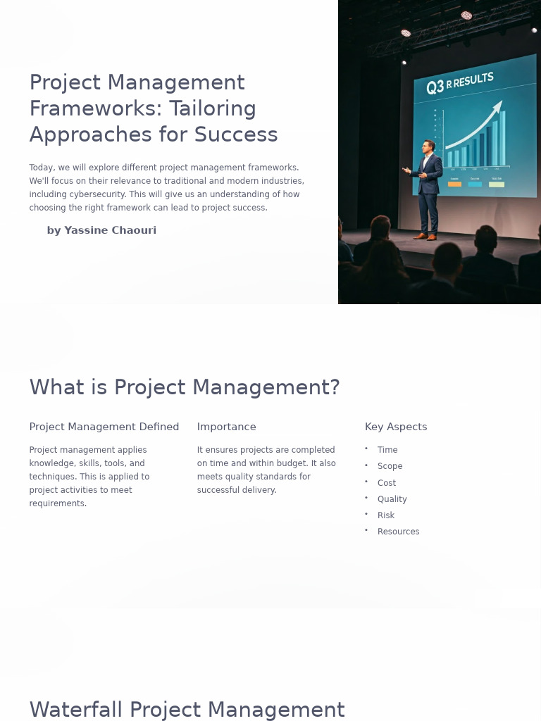 Project Management Frameworks Explained | PDF | Scrum (Software ...