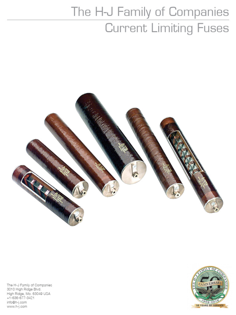 Current Limiting Fuses Catalog | PDF | Fuse (Electrical) | Transformer