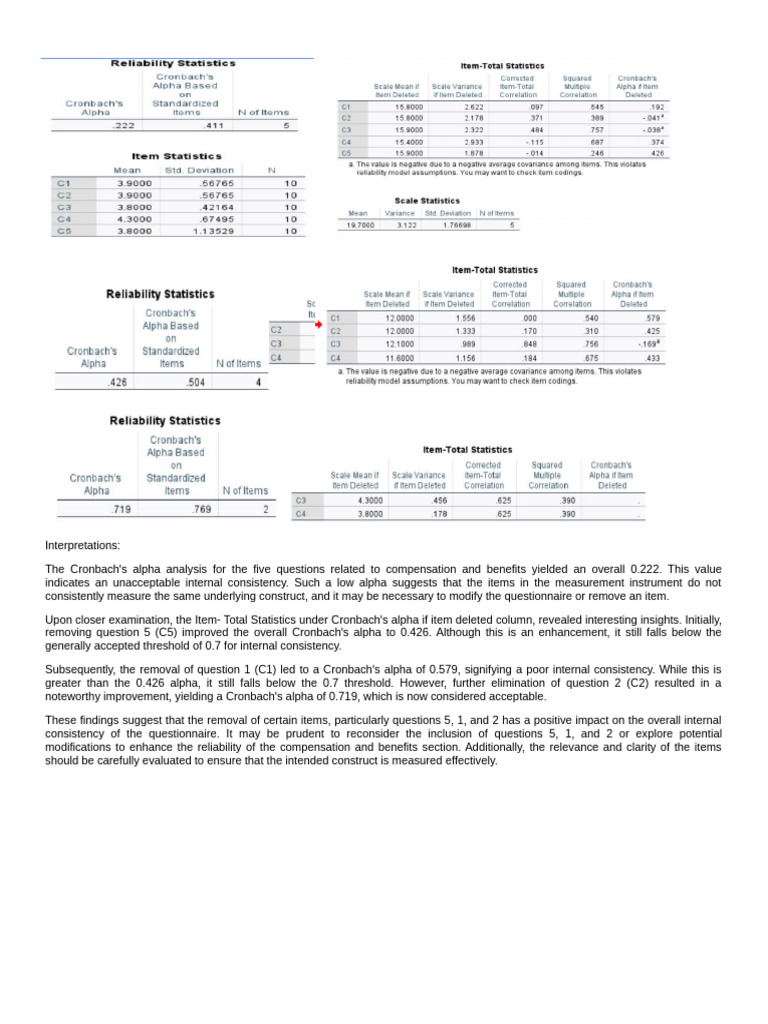Statistics_cronbach alpha | PDF
