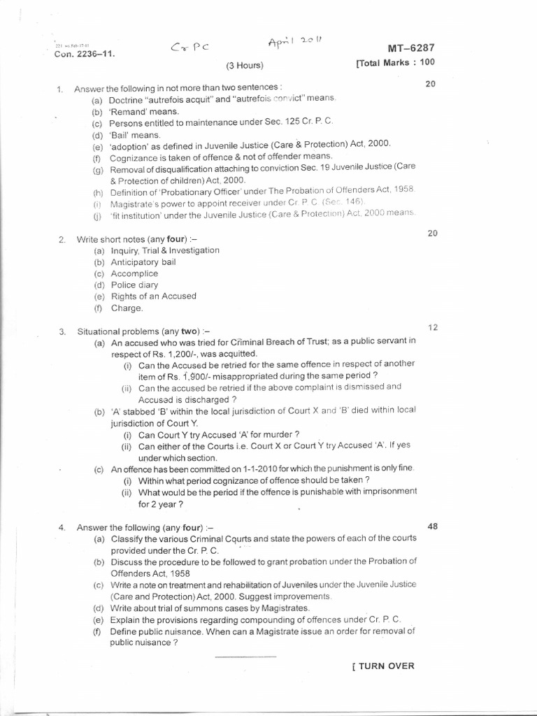 2011 CrPC_ Apr | PDF