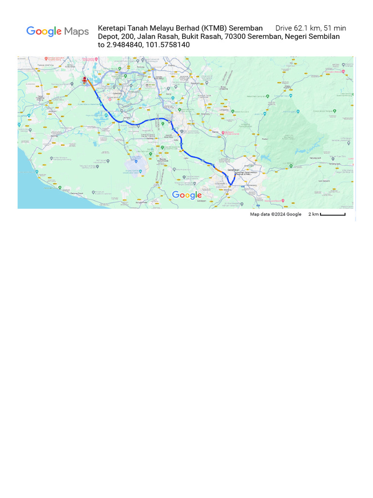 Keretapi Tanah Melayu Berhad (KTMB)… to 2.9484840, 101.5758140 - Google ...