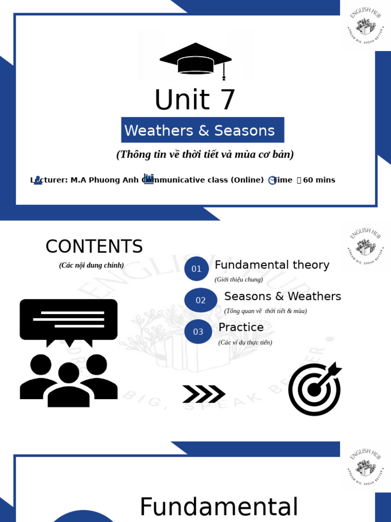 Unit 7_Weathers & Seasons | PDF