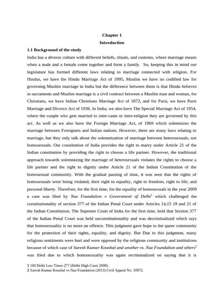 Right To Marry (Final Project) | PDF | Homosexuality | Marriage