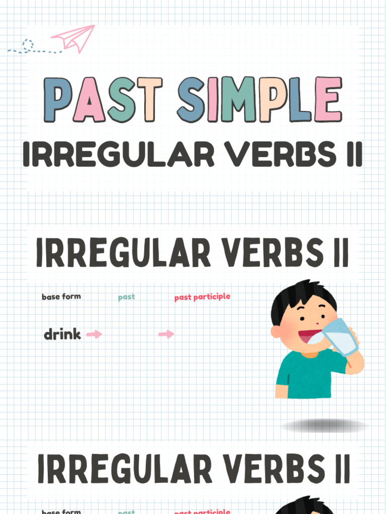Irregular Verbs Ii Game | PDF