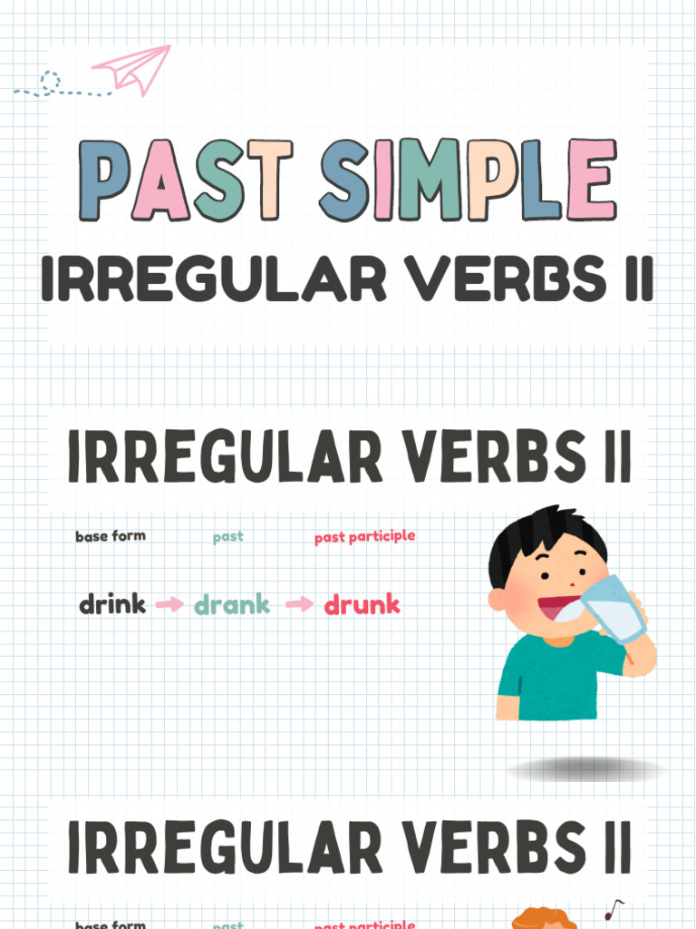 Irregular Verbs II | PDF