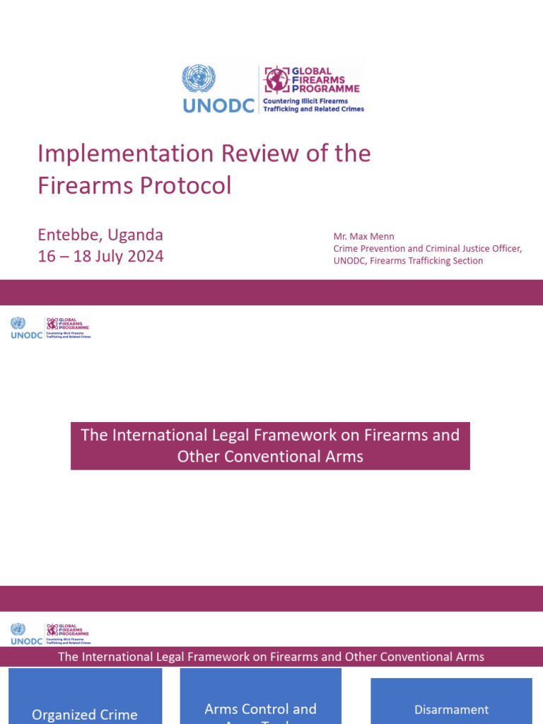 Implementation Firearms Protocol | PDF | Cartridge (Firearms) | Ballistics
