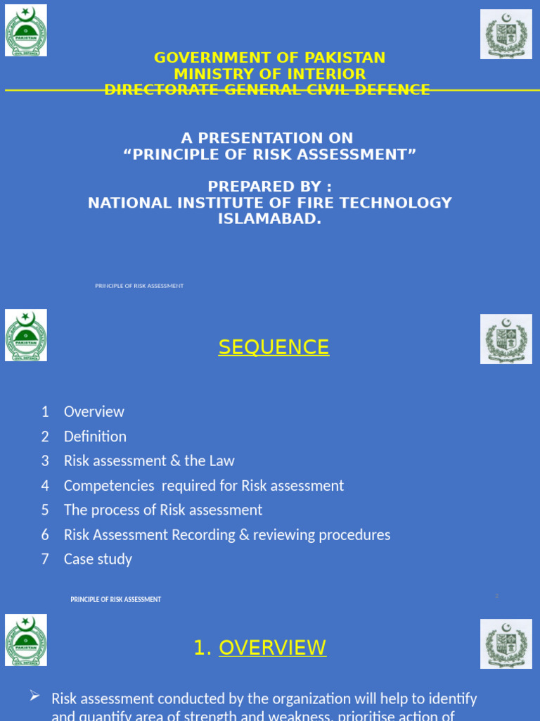 Principle of Risk Assessment | PDF | Risk | Risk Assessment