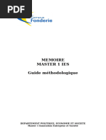 Guide du mémoire Master KEDGE 2024/2025 | PDF | Plagiat | Mémoire