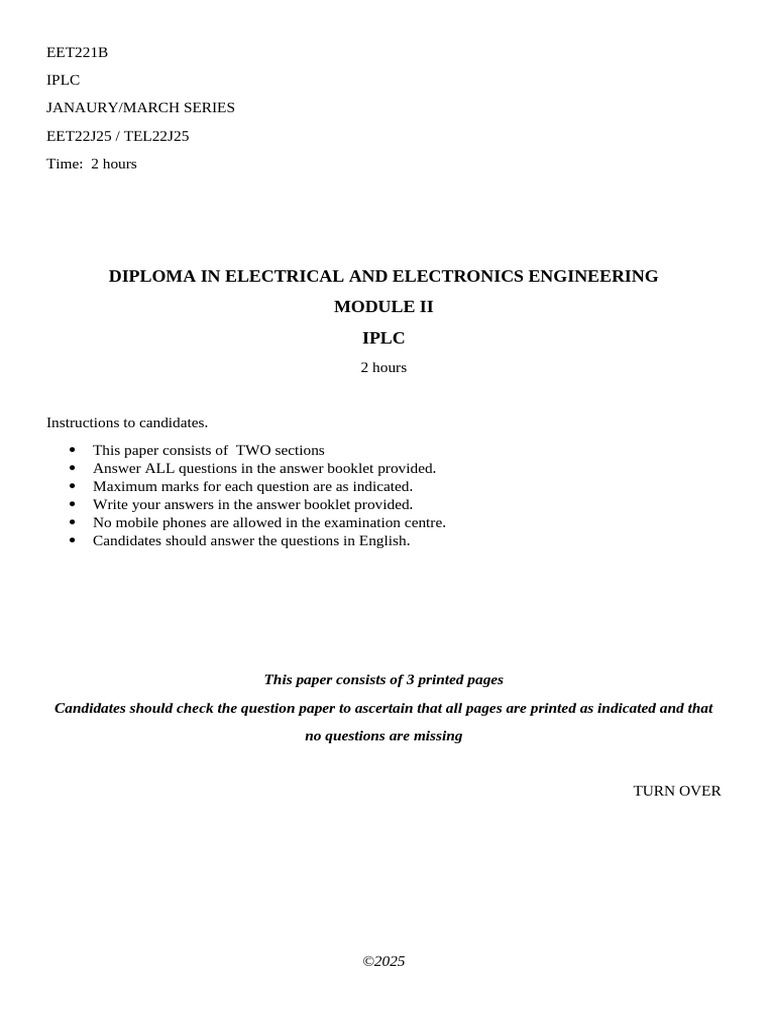 Iplc Eet220j25 Tel220j25 | PDF | Programmable Logic Controller | Electrical Engineering