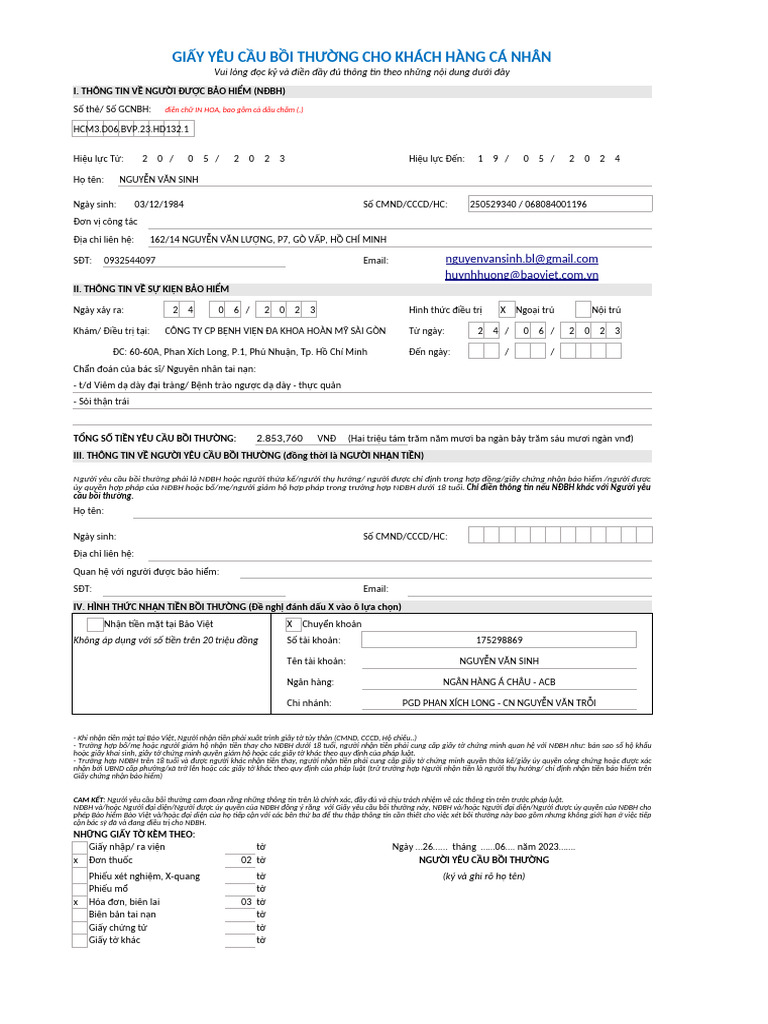 V Claim Form 24.06.23 | PDF
