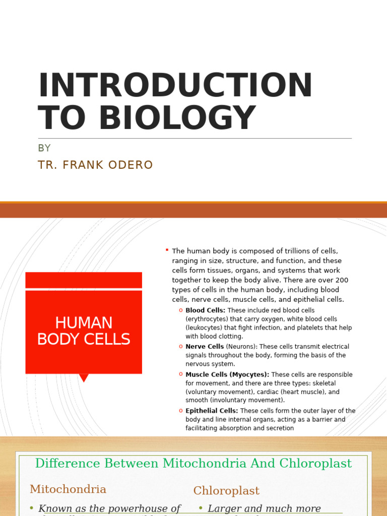 Introduction To Biology | PDF