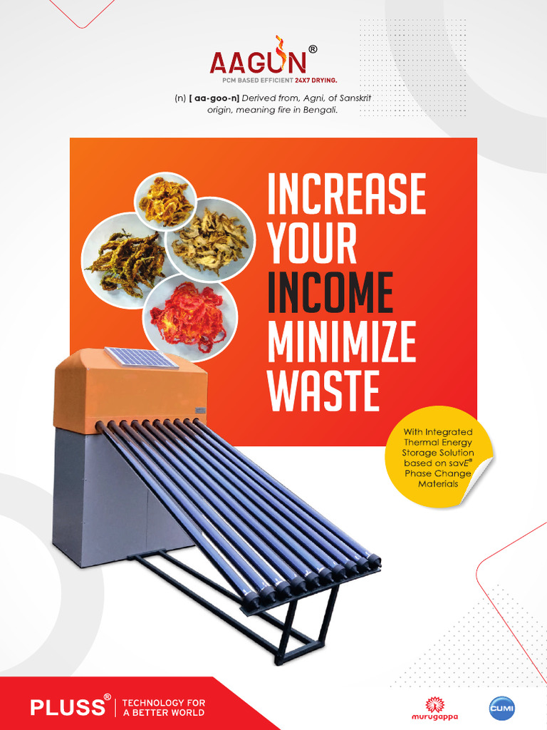 Solar Dryer Doc-324 - Food and Agri - Aagun - Brochure | PDF