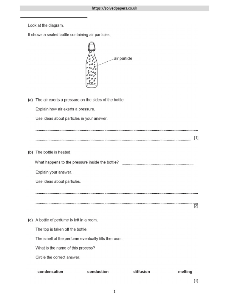 2019 Chemistry Checkpoint Papers | PDF