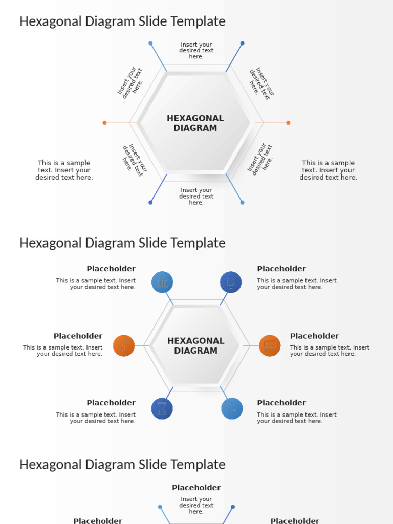 FF0538 01 Hexagonal Diagram Slide Template 16x9 1 | PDF