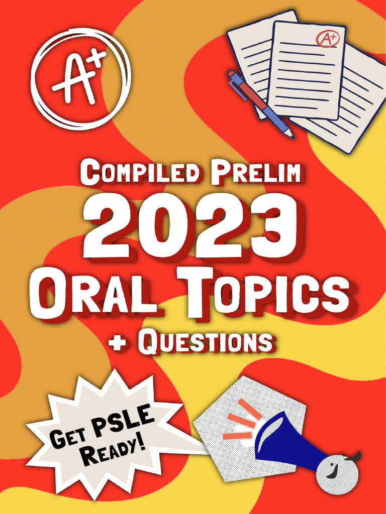 Lil_but_Mighty_PSLE_2023_Prelim_Oral_Topics_Handout | PDF | Sports | Supermarket
