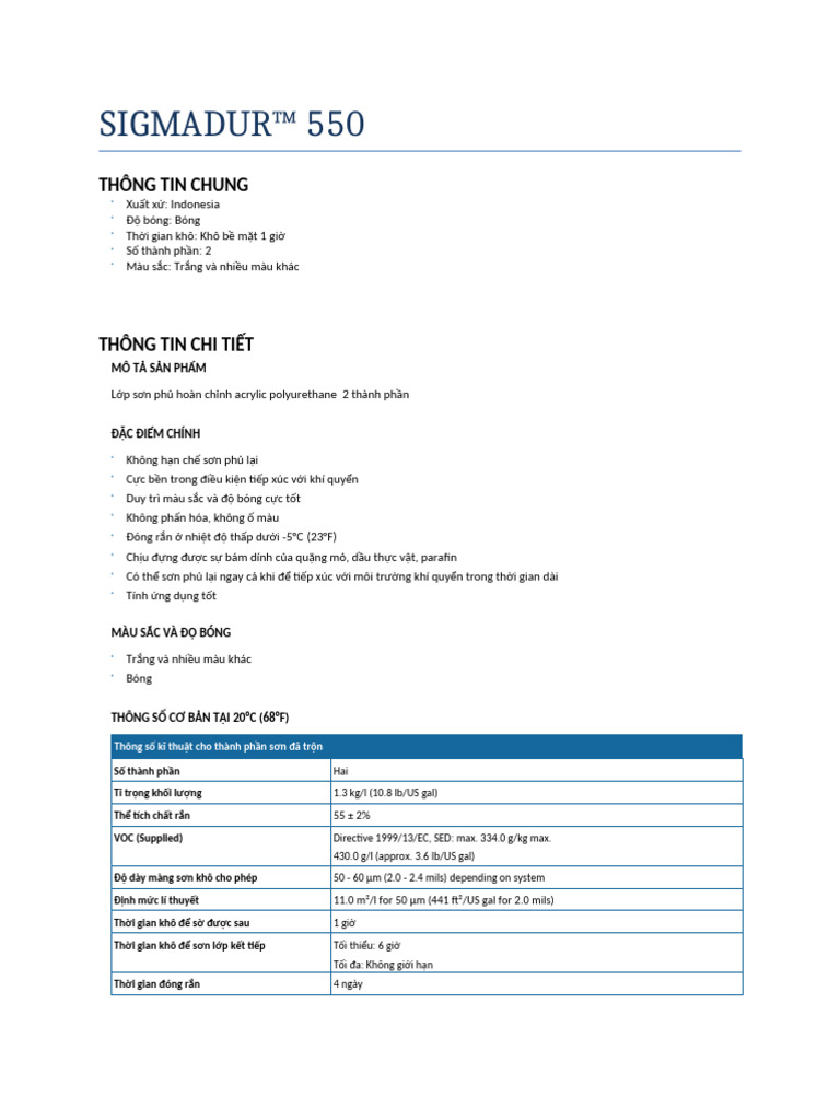 Sigmadur 550 VN | PDF