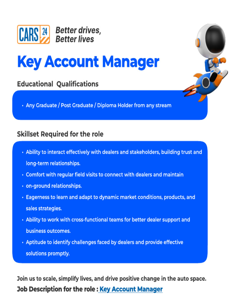 Key Account Manager Role Overview | PDF