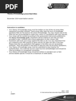 TOK M26 Prescribed Titles | PDF | Knowledge