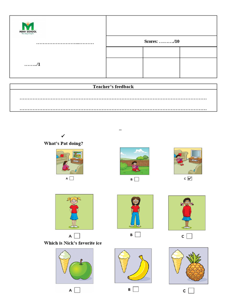 ASSESSMENT TEST_G2_11.24 | PDF